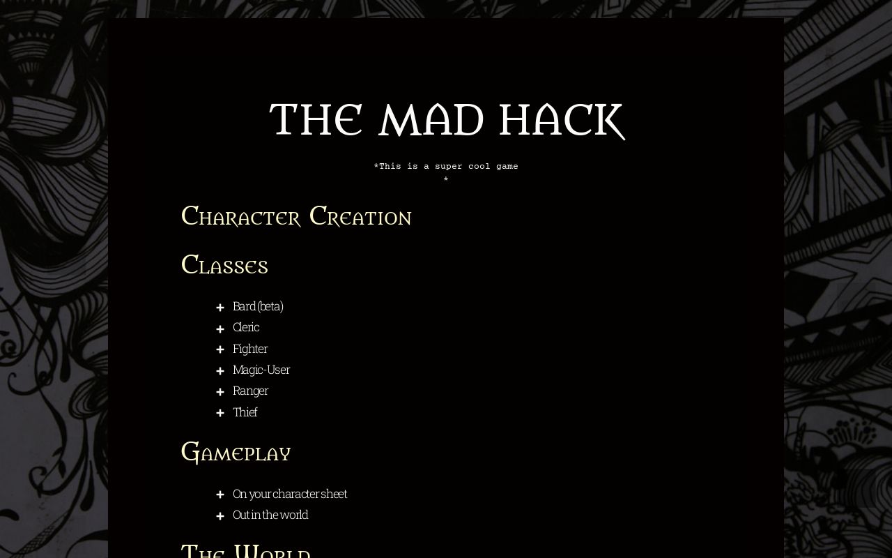 Mad Hack beta